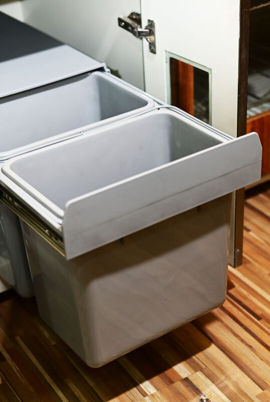 Drawing Dustbin PVC/SS - Kitchen Museum