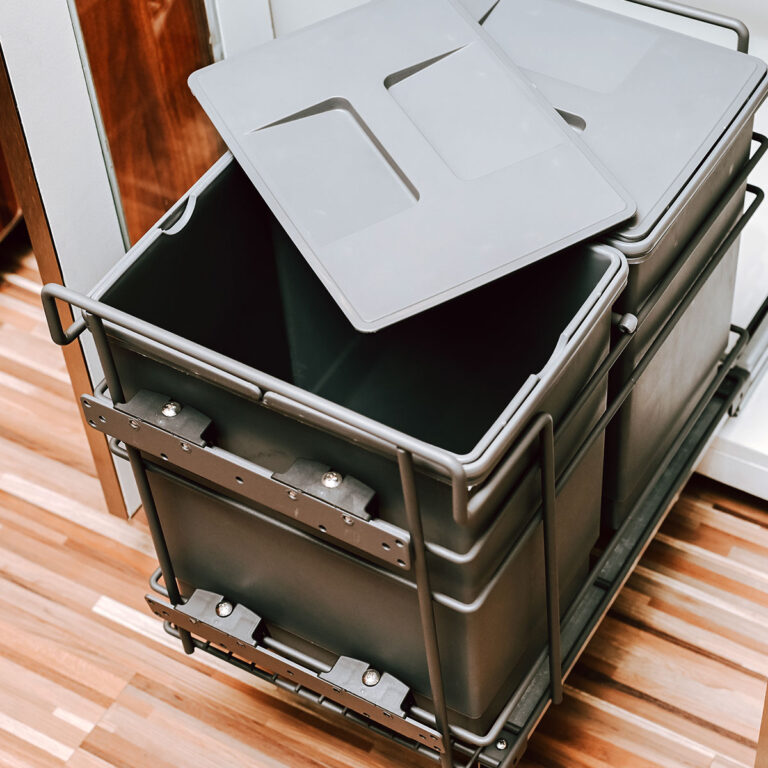 Drawing Dustbin PVC/SS - Kitchen Museum