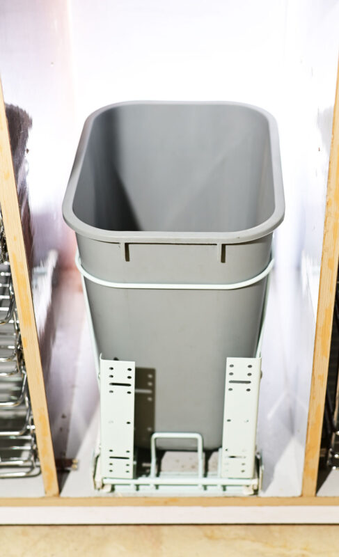 Drawing Dustbin PVC/SS - Kitchen Museum